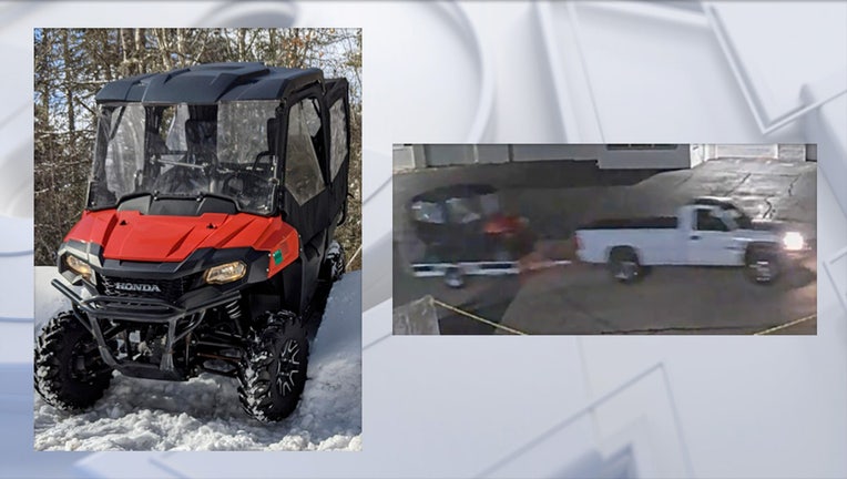 UTV stolen from Brookfield business, truck seen towing it away | FOX6 ...
