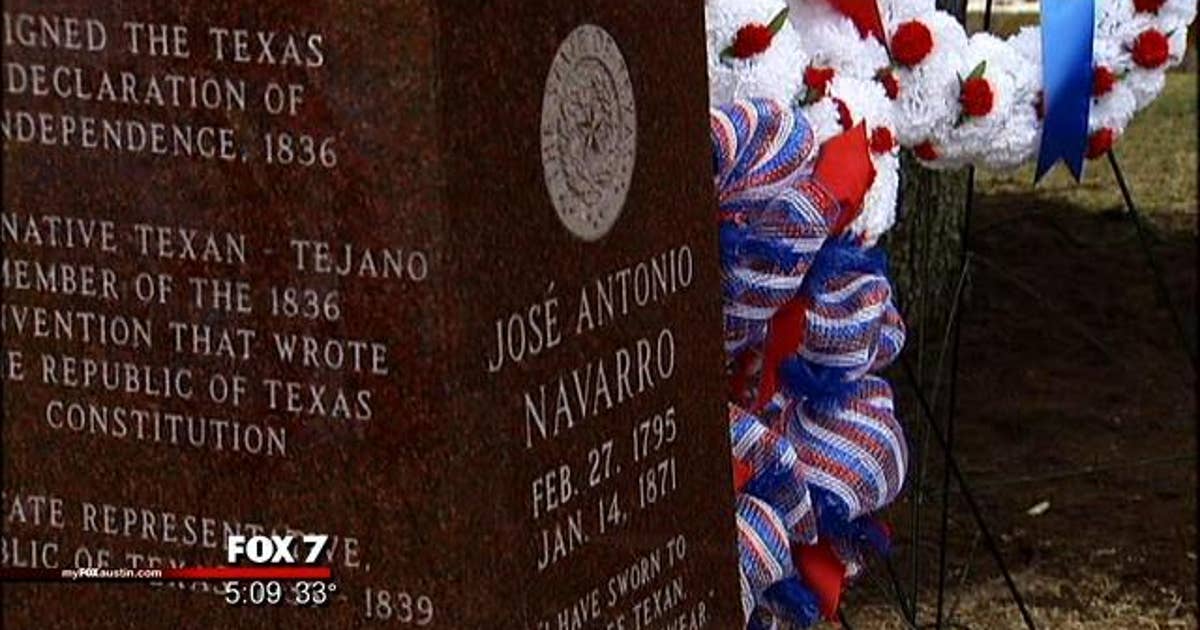 Founding father Jose Antonio Navarro receives Austin monument | FOX 7 ...