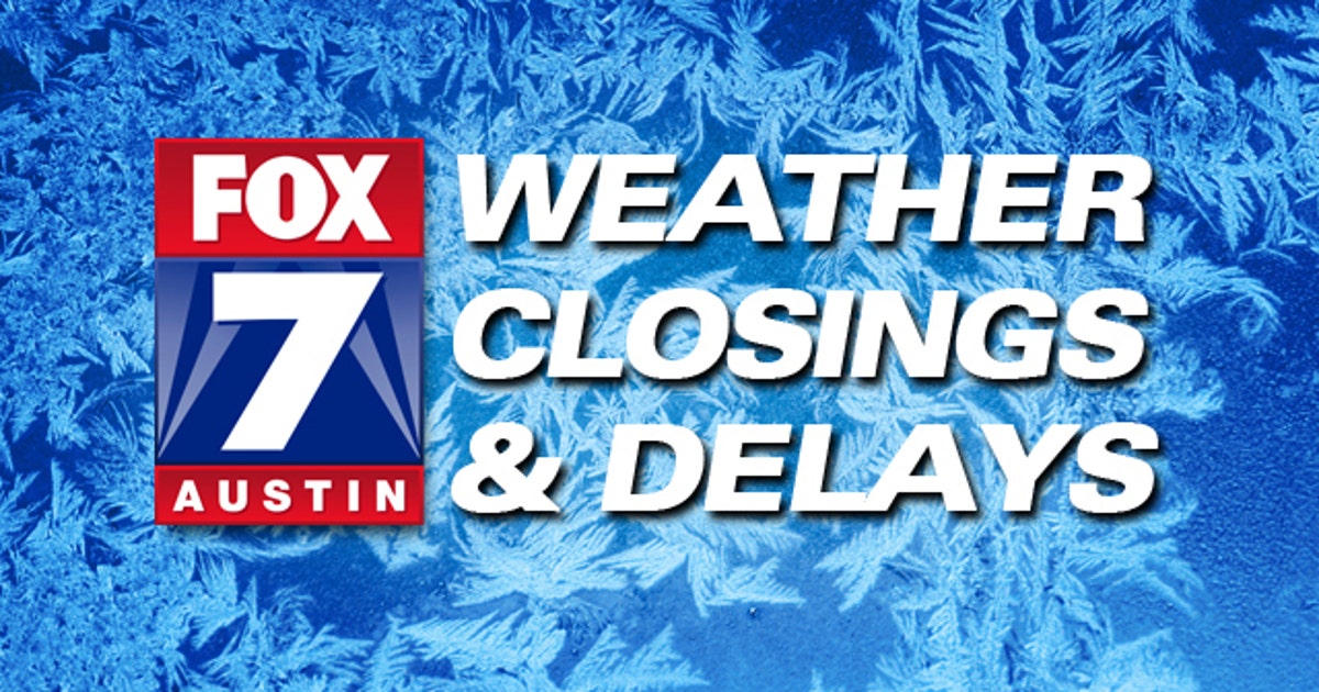 Government office and business closures, delays due to weather ...