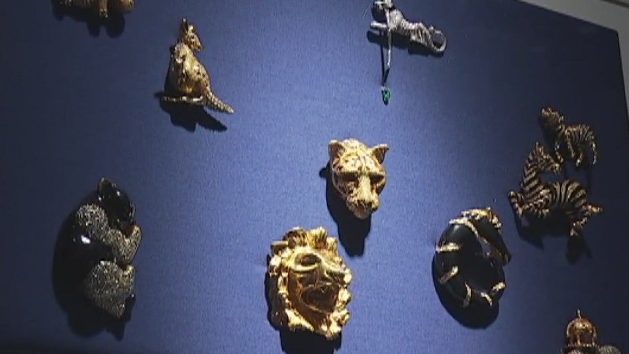 Madeleine Albright pins on display at LBJ Presidential Library