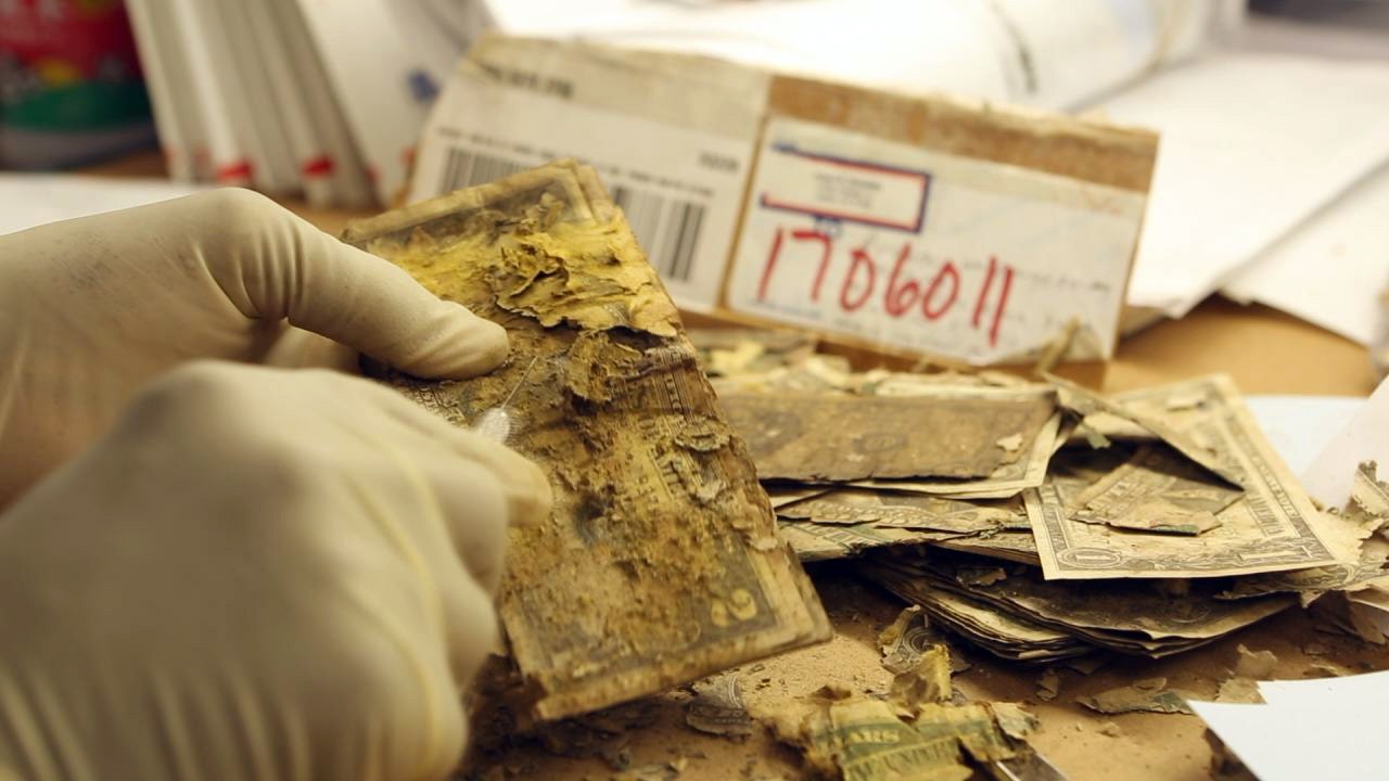 Mutilated Money: The art of redeeming mutilated currency at the Bureau ...