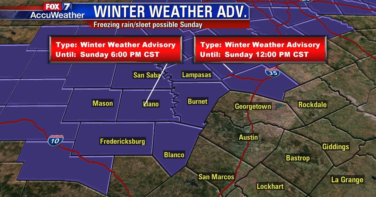 Parts of Central Texas could see a wintry mix | FOX 7 Austin