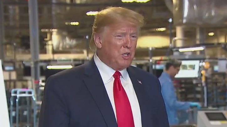 President Trump pays Flextronics International a visit in Northwest ...