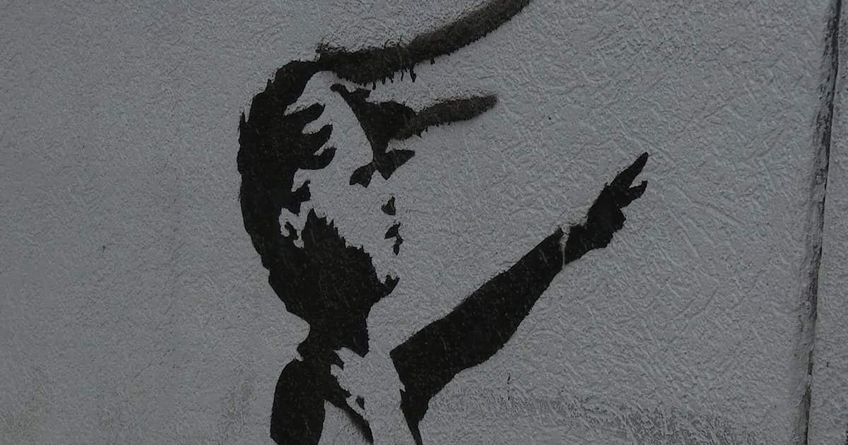 Recreation of iconic Banksy art spotted in Austin | FOX 7 Austin