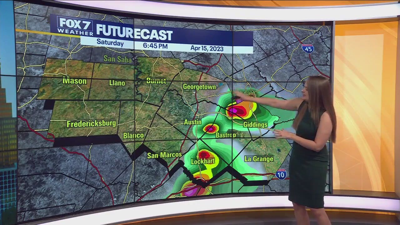 Central Texas Weather Severe Storms Possible Along East Of I 35 Fox