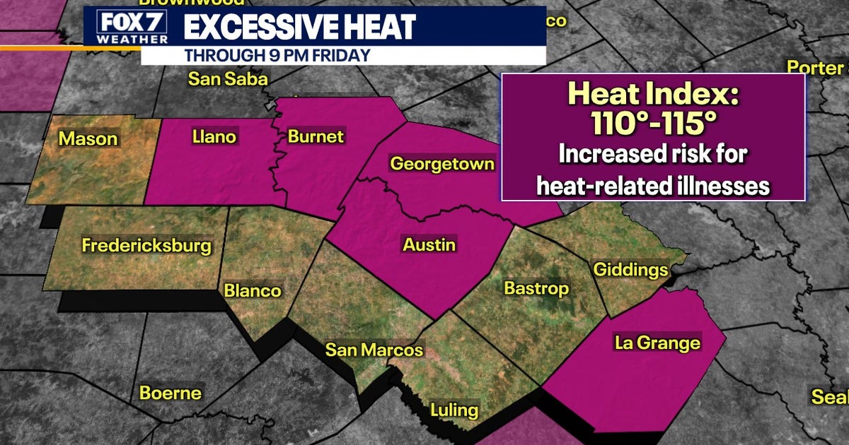 Austin weather: Excessive heat warning Friday | FOX 7 Austin