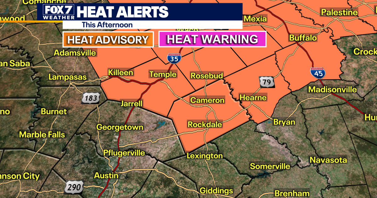 Austin weather: Heat alerts as hot temperatures return | FOX 7 Austin