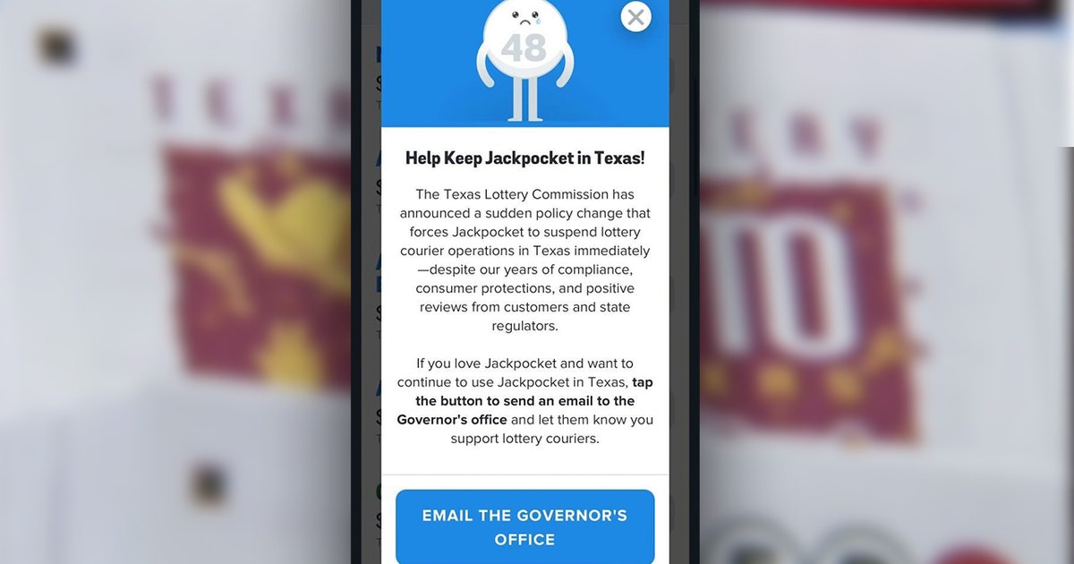 Texas Lottery fallout: Jackpocket suspends operations in Texas | FOX 7 ...