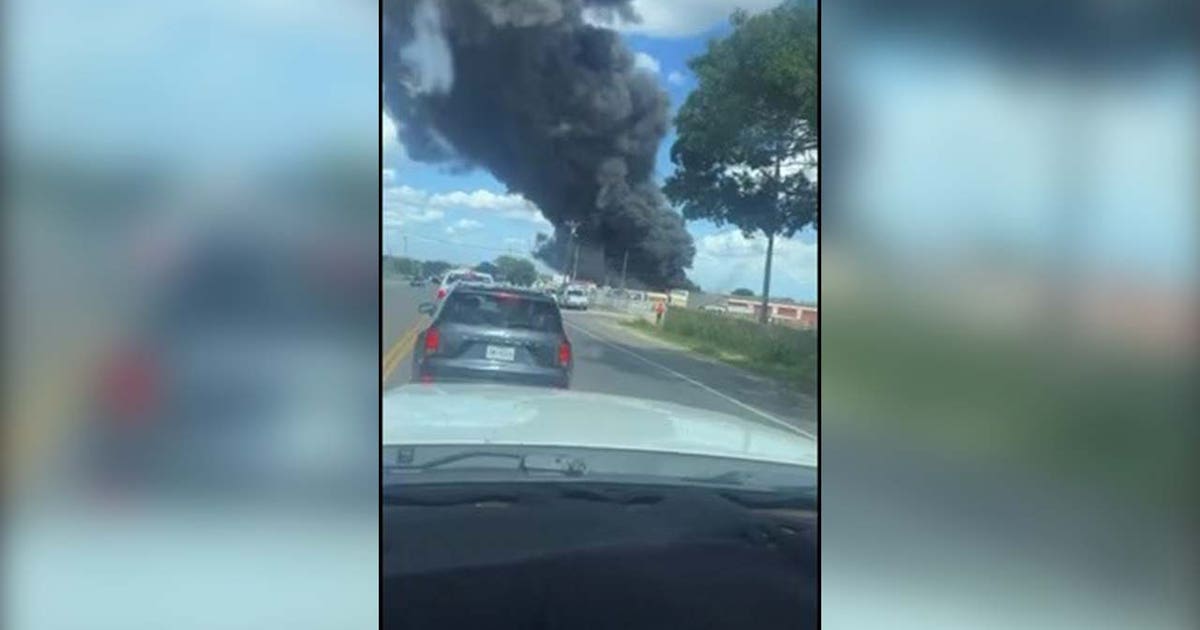 Large Burnet County fire at tire recycling facility started by machine ...