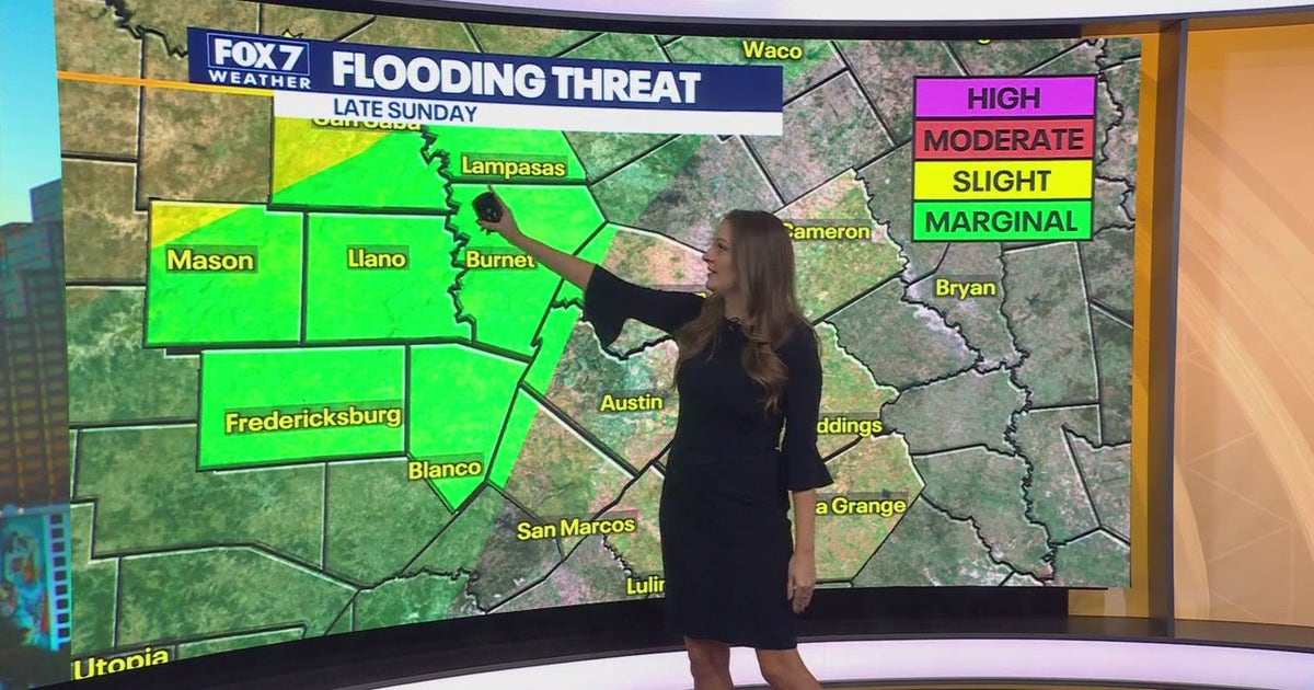 Austin weather: Marginal risk for severe storms Sunday night | FOX 7 Austin