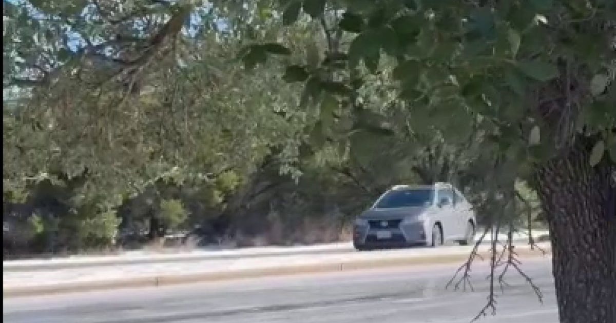 Austin weather: Video captures car spinning down icy road | FOX 7 Austin