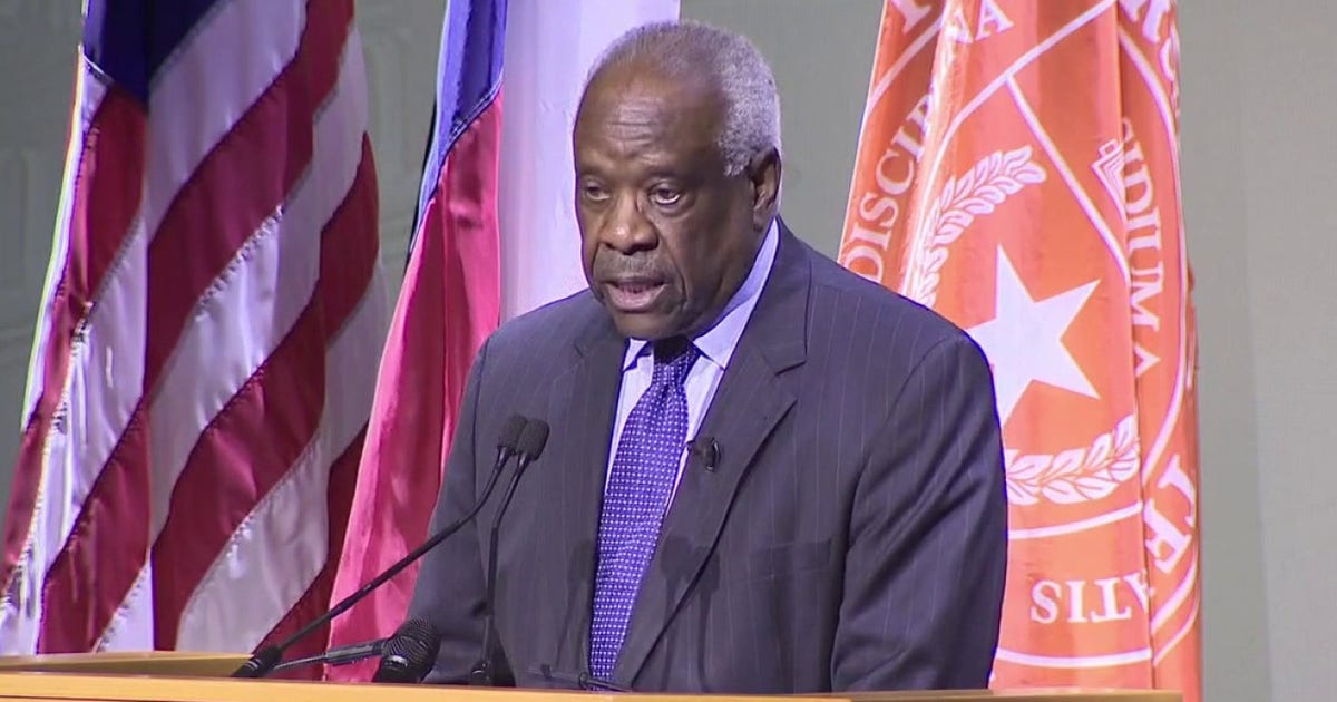 Supreme Court Justice Clarence Thomas speaks at UT Austin | FOX 4 ...