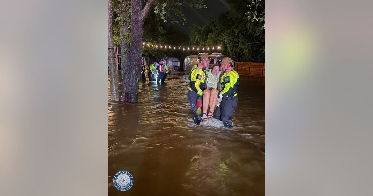 Texas game wardens rescue nine people from flash flooding across ...