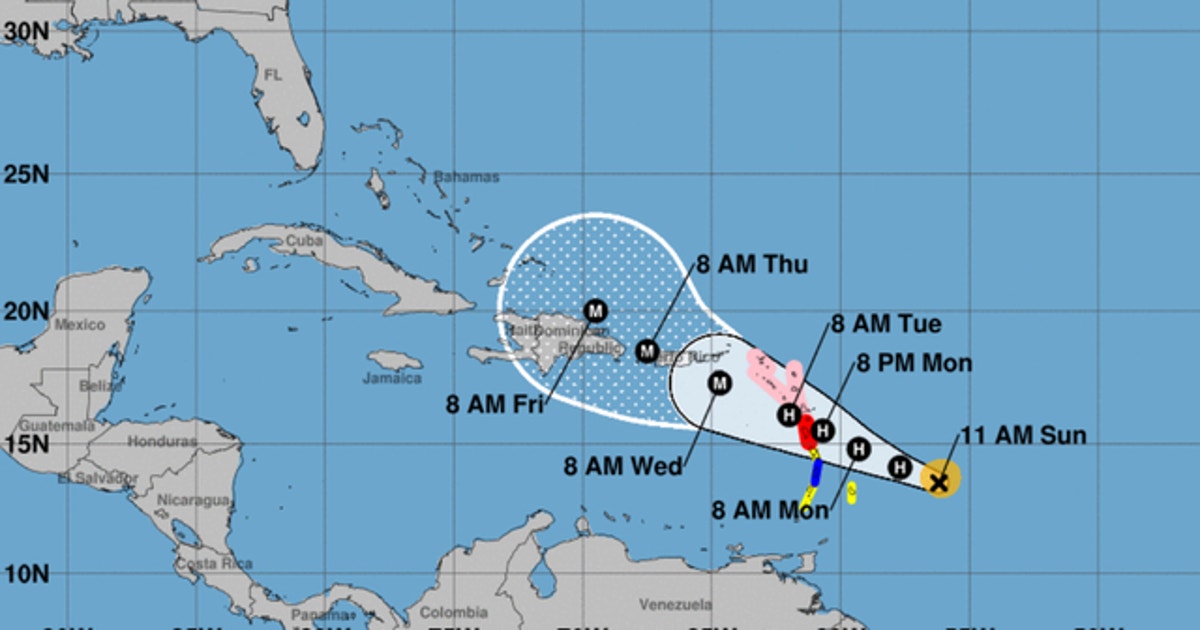 Tropical storm Maria is a growing threat to the Caribbean, Hurricane ...