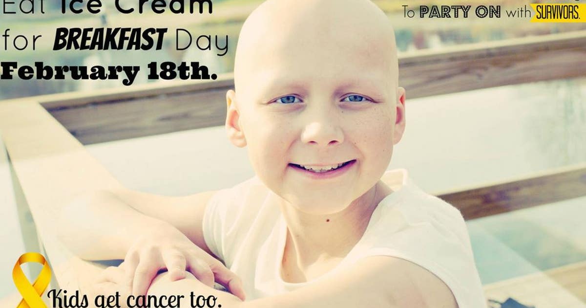 Eat ice cream for breakfast to support kids fighting cancer | FOX 9 ...