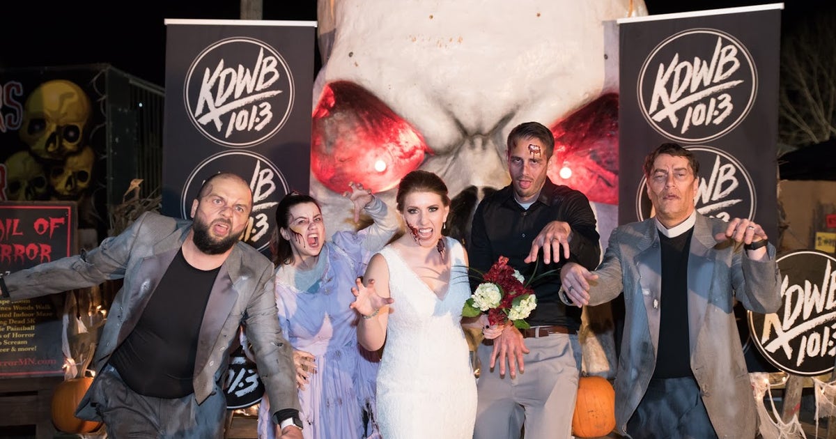 Til death and beyond: Couple gets married in zombie wedding | FOX 9 ...