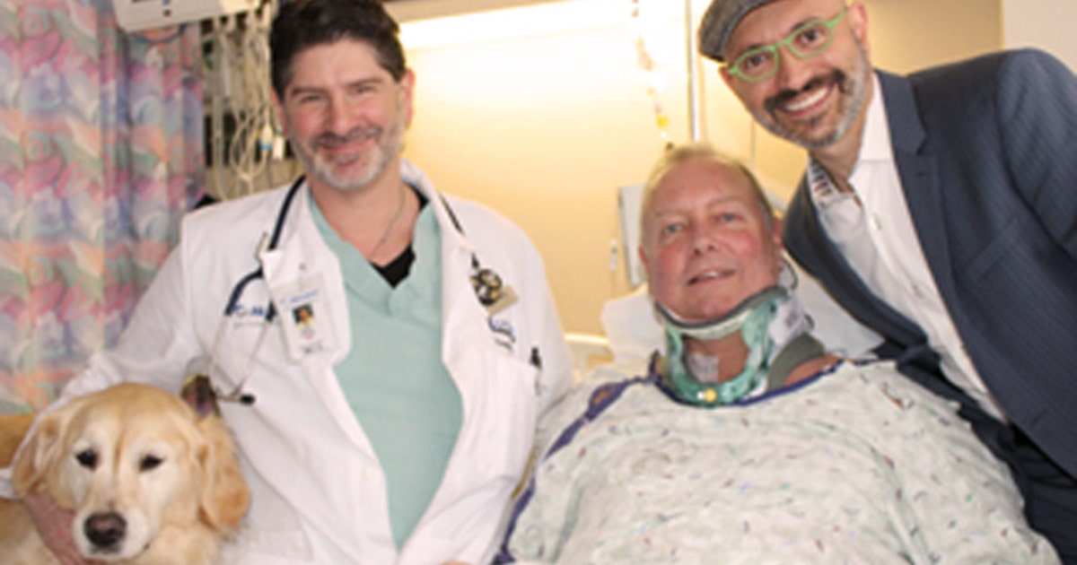 Dog stays with owner for 20 hours after man breaks his neck in Northern ...