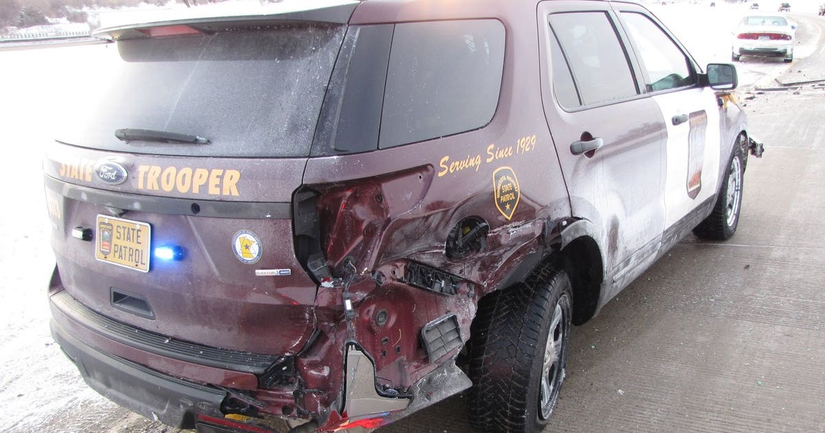 Record amount of Minnesota State Patrol squad cars hit in February ...