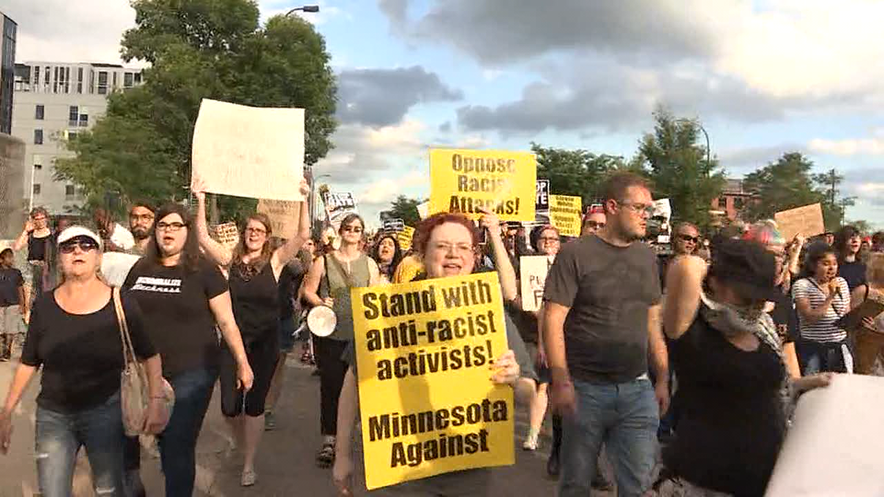 Protesters hit Minneapolis streets in response to deadly ...