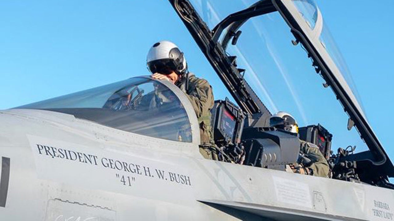 Bush to be honored with unprecedented 21-fighter missing man flyover at ...