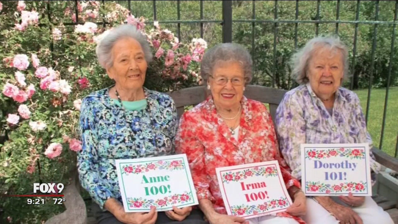 Three beautiful centenarians celebrate 301 years in Minnesota | FOX 9 ...
