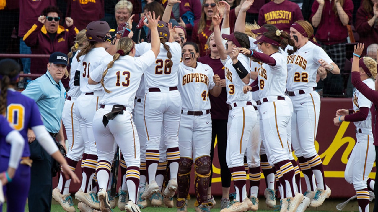 Gophers Softball wins first-ever Super Regional game, is 1 win away ...