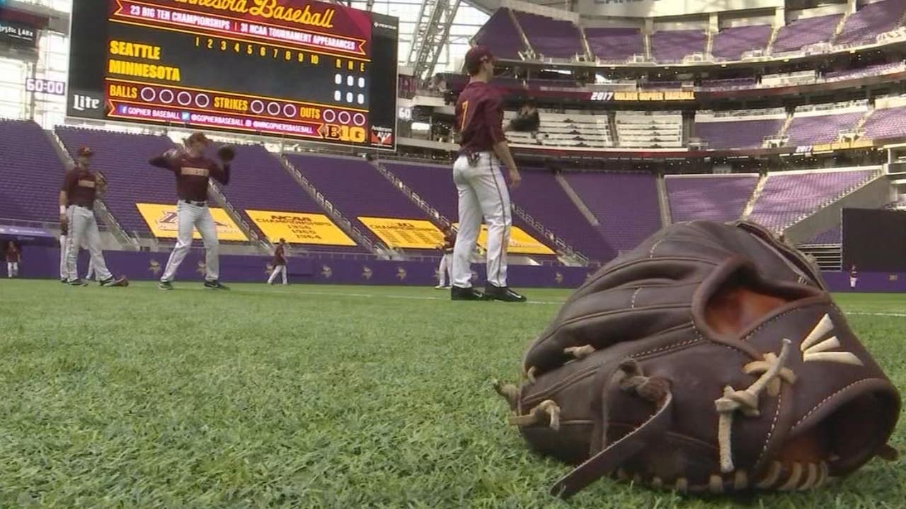 U.S. Bank Stadium switches to baseball for Gophers spring season | FOX ...