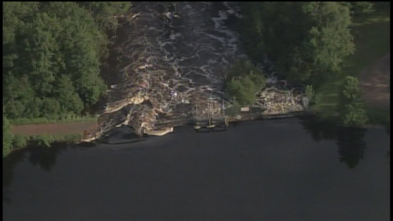 Dam break causes flooding along Minnesota-Wisconsin border | FOX 9 ...