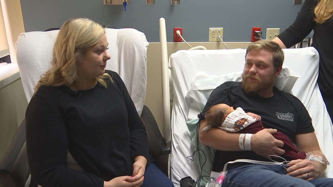 Pregnant wife saves husband's life, delivers baby days later | FOX 9 ...