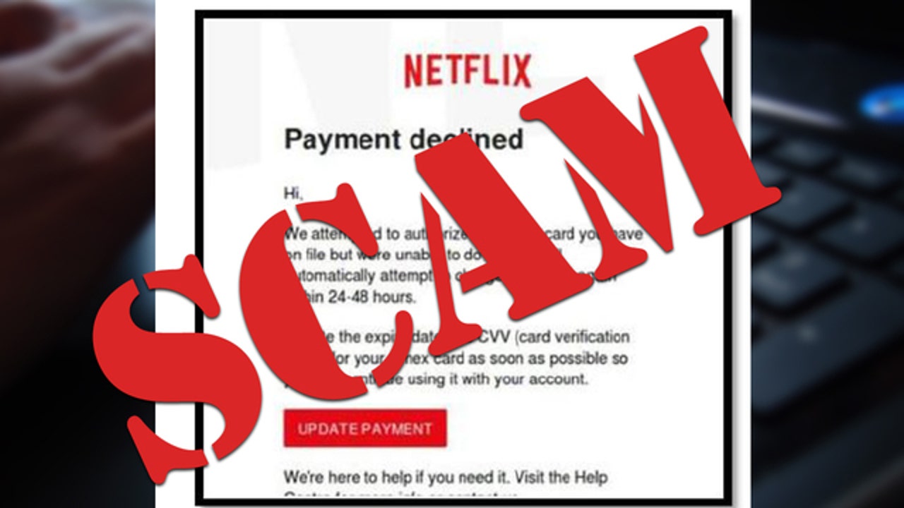 NETFLIX SCAM: Virginia police warn of scam targeting Netflix users ...