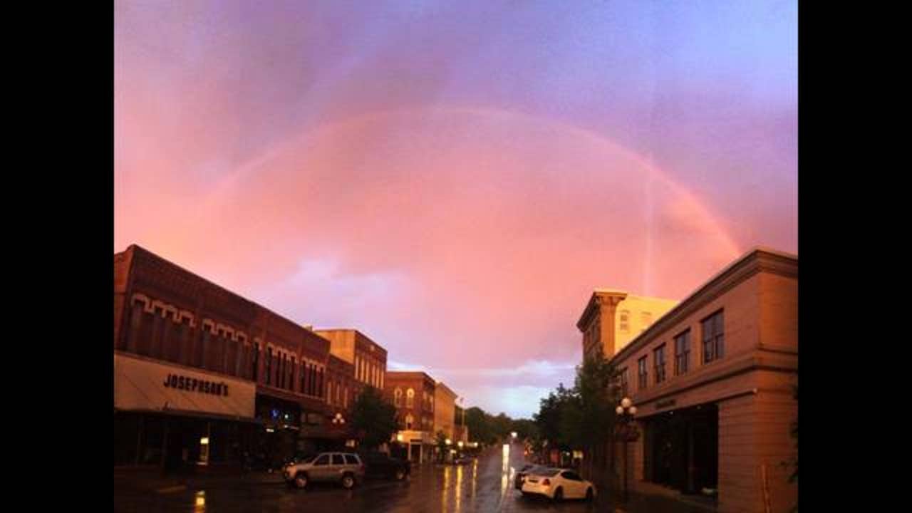 Rainbows emerge all across Minnesota after storm