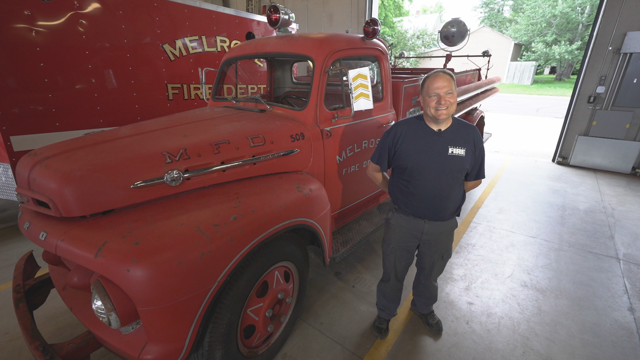 Melrose FD works to bring historic fire truck back into service | FOX 9 ...