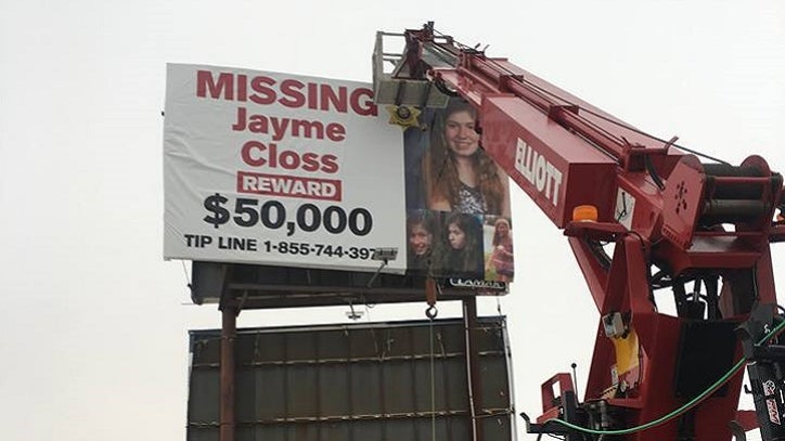 Jayme Closs missing person billboard torn down to honks of joy | FOX 9 ...