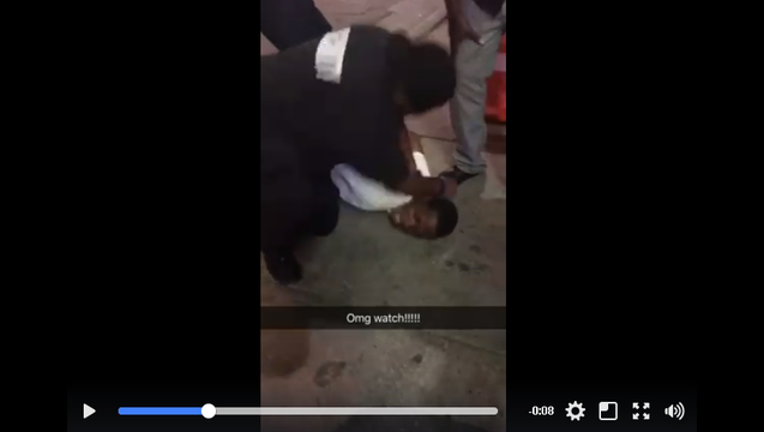 Police investigating after bouncer punches handcuffed suspect on video ... Police investigating after bouncer punches handcuffed suspect on video ...