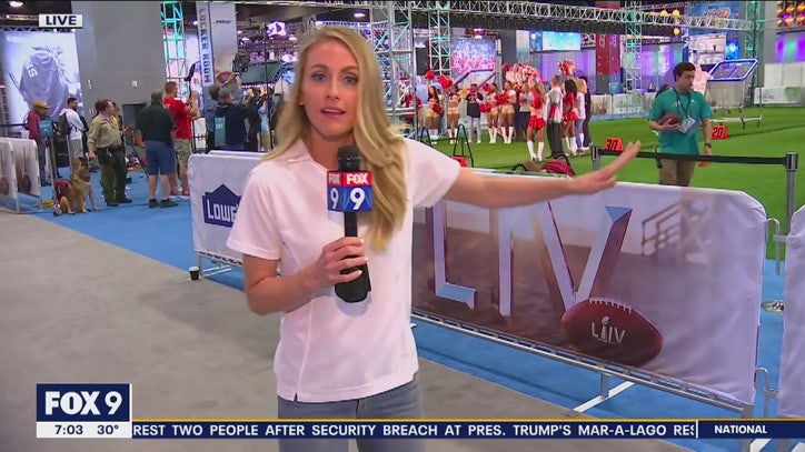 FOX 9's Shayne Wells checks out Super Bowl festivities Saturday, Feb. 1 ...