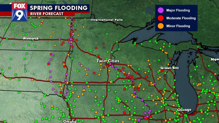 Major spring flooding is likely on many area rivers | FOX 9 Minneapolis ...