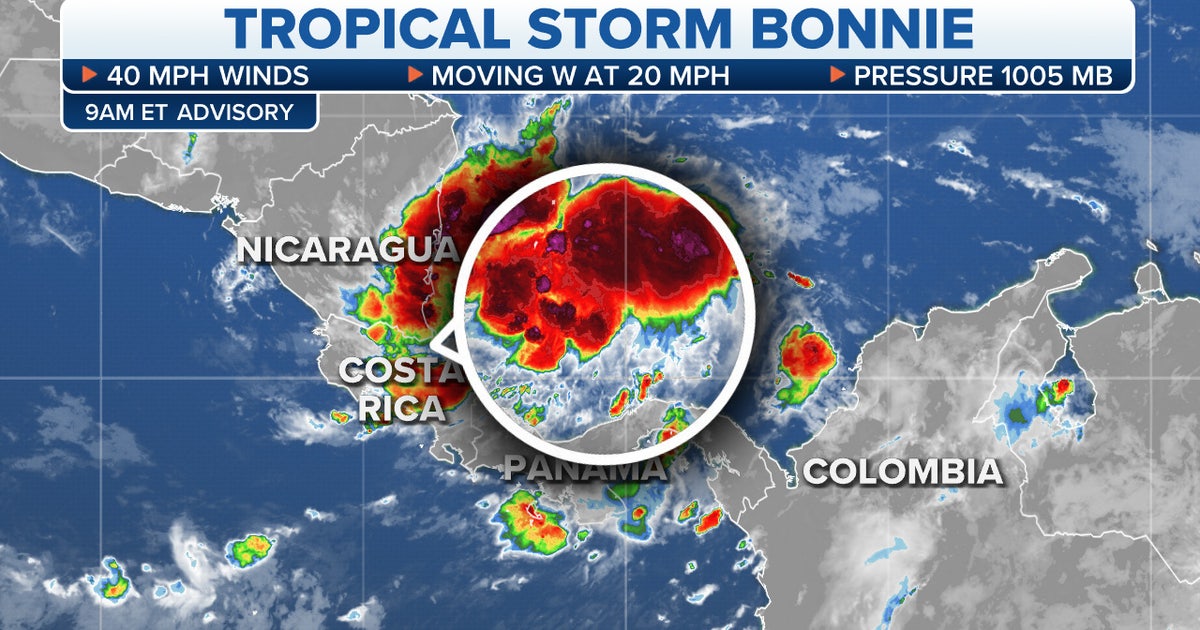Tropical Storm Bonnie forms in Caribbean ahead of Friday night landfall ...