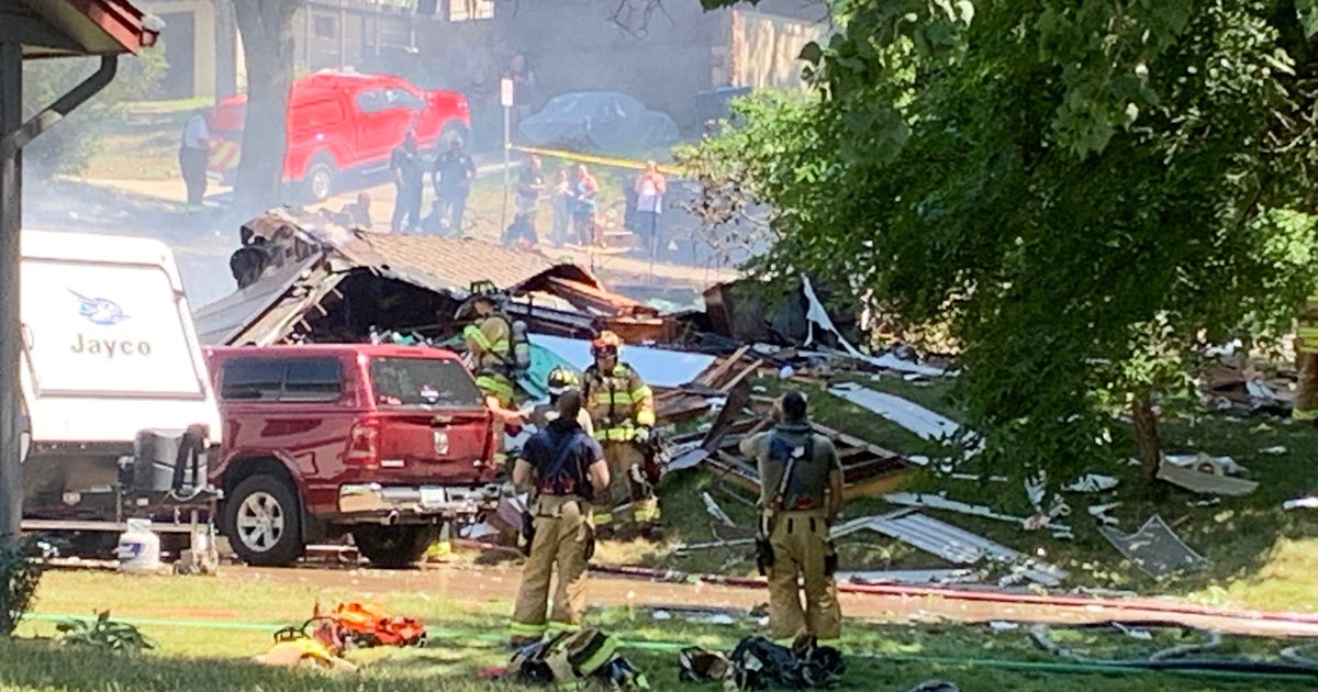 Hopkins explosion: Husband and wife pulled from home after fire ...