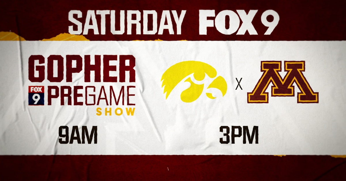 Gophers Pregame Show on FOX 9: Minnesota hosts rival Iowa | FOX 9 ...