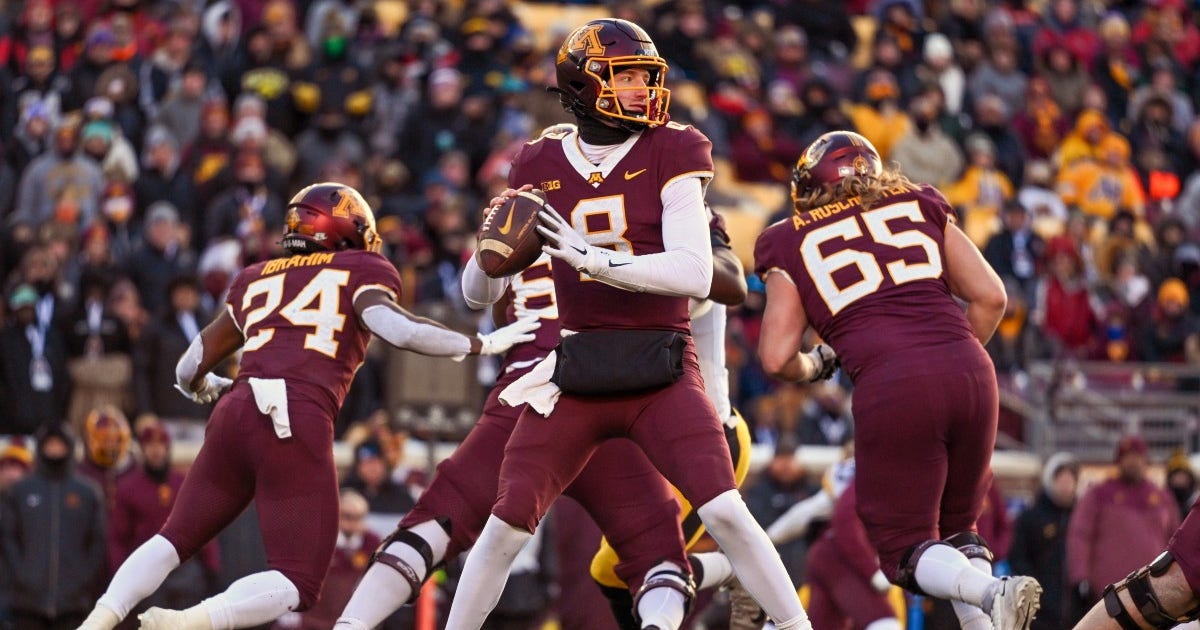 Gophers to start Athan Kaliakmanis at QB, without Tyler Nubin at ...