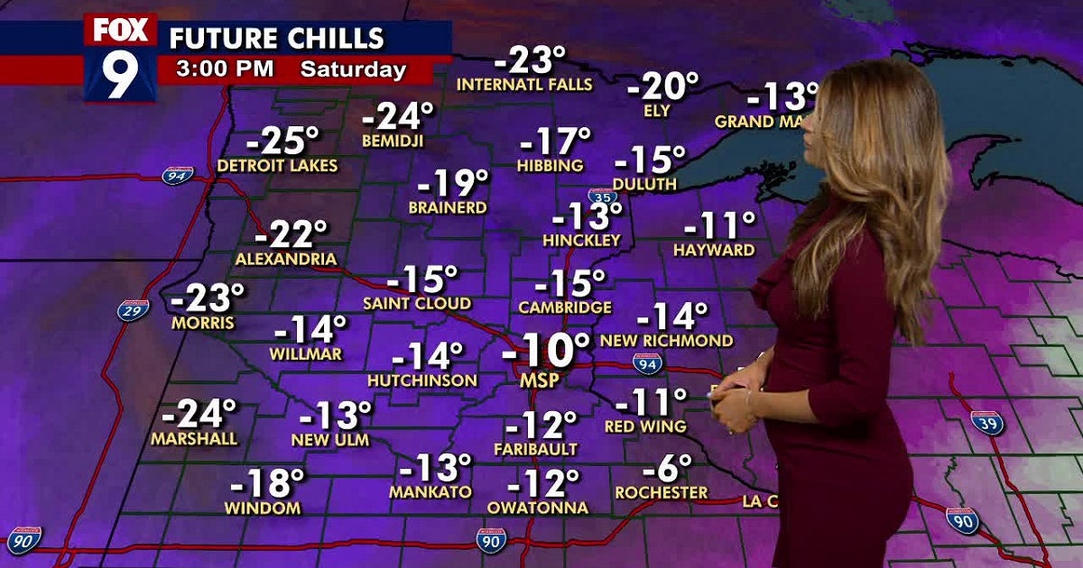 Minnesota weather: Bitter cold weekend with sub-zero wind chills | FOX ...