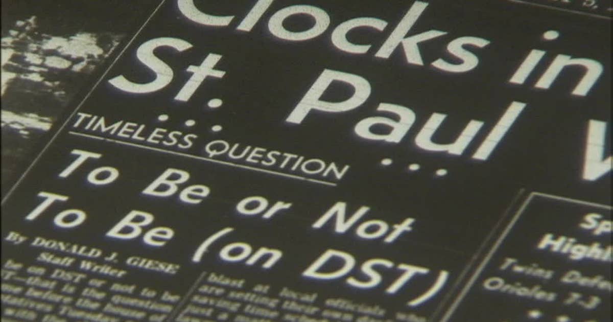 Daylight saving time: Minneapolis, St. Paul used to be in different ...