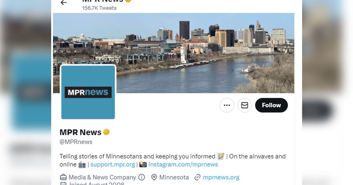 MPR leaving Twitter after NPR labeled as 'government-funded media ...