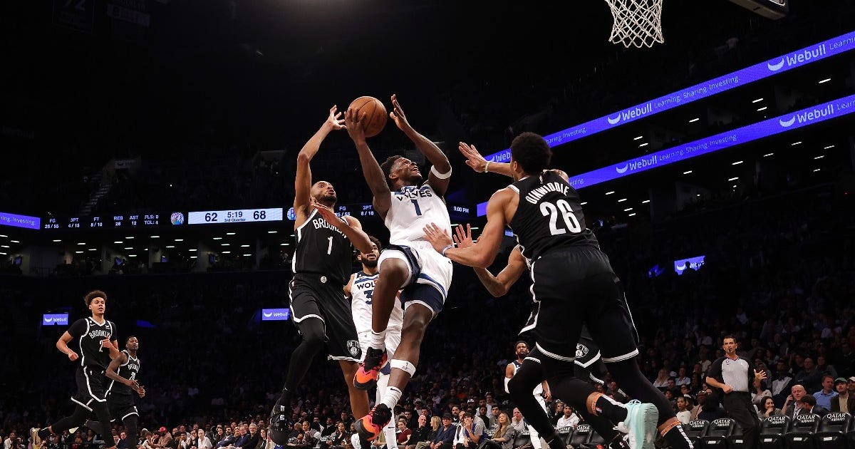 Timberwolves beat Nets to lock up spot in NBA Play-In Tournament | FOX ...