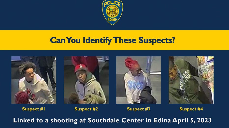 Edina police search for shooting suspects, ask for help locating them ... Edina police search for shooting suspects, ask for help locating them ...