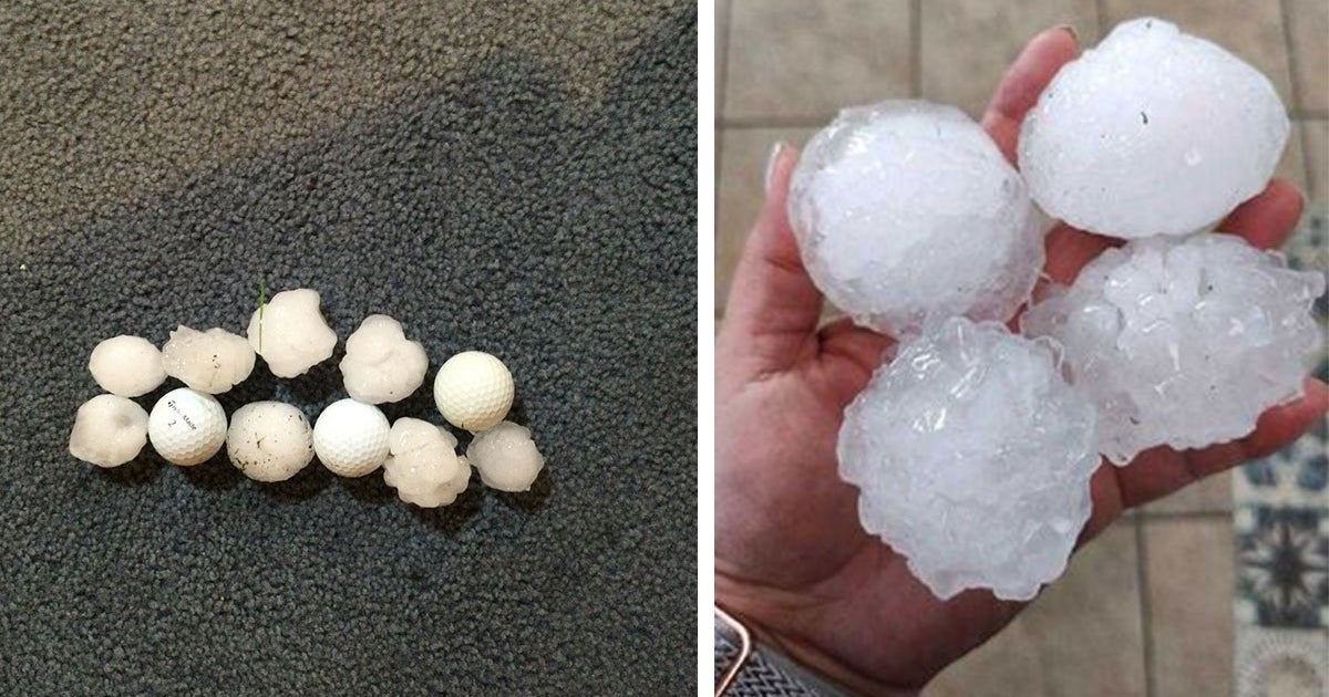 PHOTOS: Storms drop golf ball-sized hail in Minnesota | FOX 9 ...