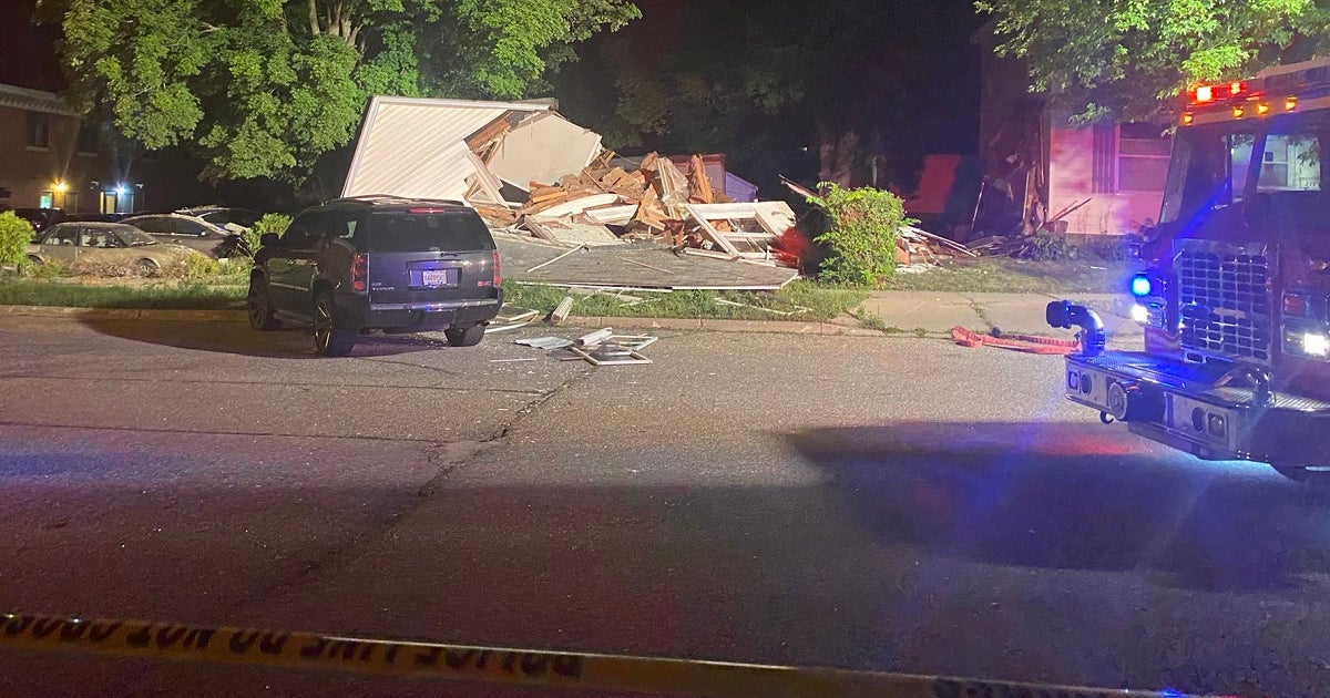House collapses after explosion in Jordan, Minnesota | FOX 9 ...