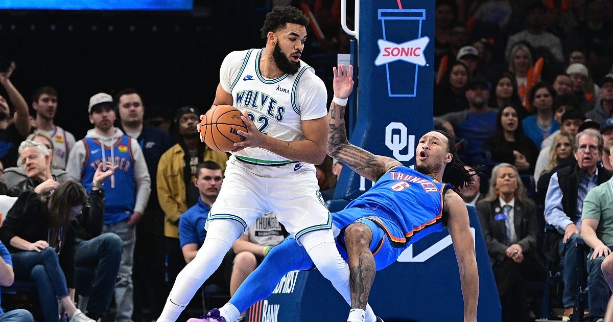 Timberwolves rally to beat Thunder 107-101, stay atop West at 33-14 ...