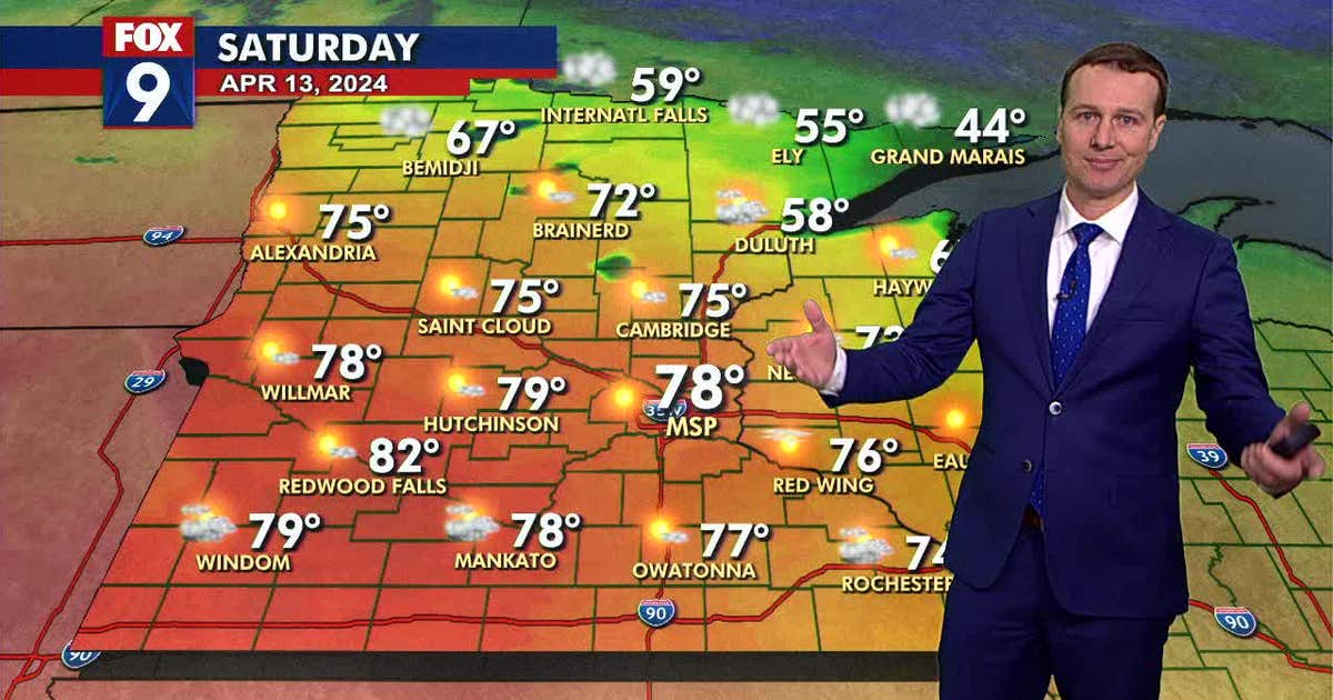 MN weather: Warm and sunny weekend ahead | FOX 9 Minneapolis-St. Paul