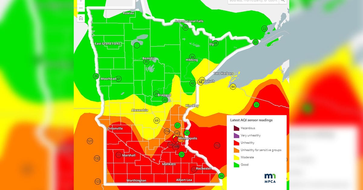Minnesota air quality alert extended in Twin Cities | FOX 9 Minneapolis ...